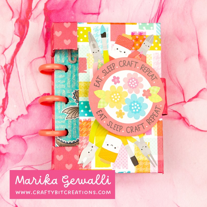 Disc Bound Art Journal + 2 Layouts – Craftybit Creations