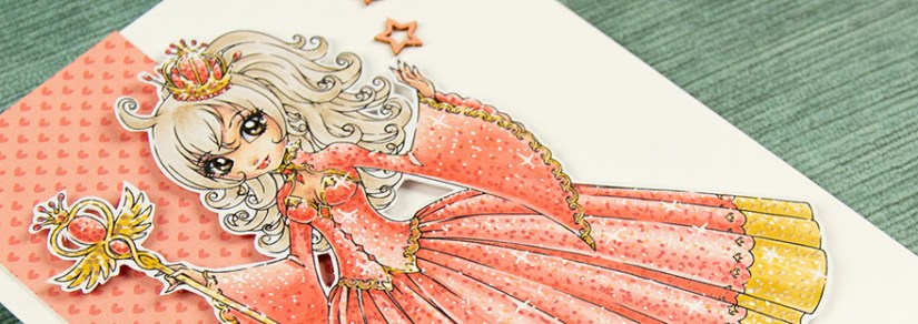 Sparkling Queen | Coloring Sparkle Effects – Craftybit Creations