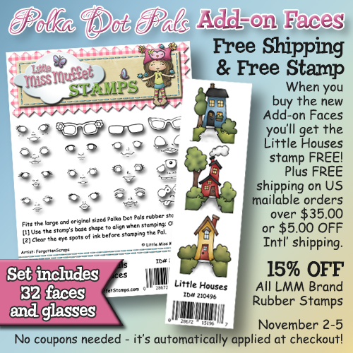 Polka Dot Pals Add-on Faces – Craftybit Creations