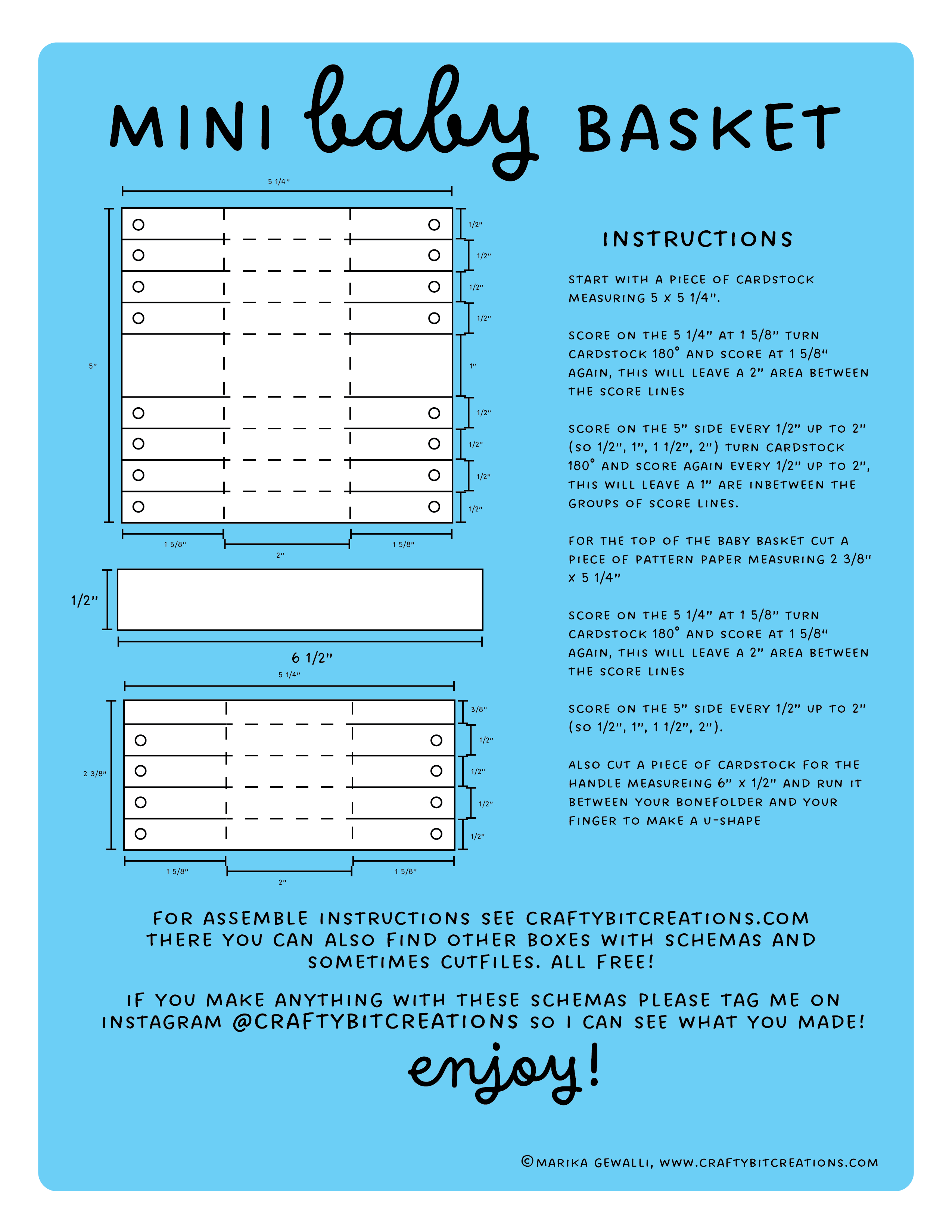 Baby Basket Tutorial – Craftybit Creations