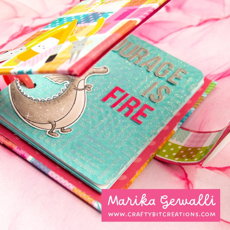 Disc Bound Art Journal + 2 Layouts – Craftybit Creations