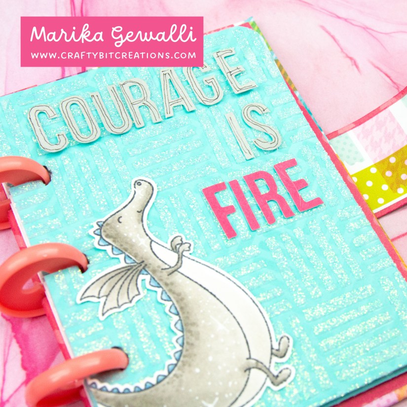 Disc Bound Art Journal + 2 Layouts – Craftybit Creations