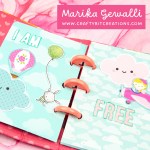 Disc Bound Art Journal + 2 Layouts – Craftybit Creations